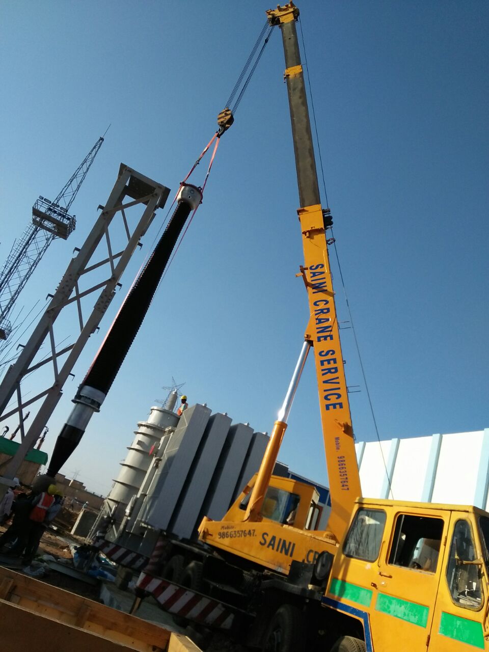 Crane Heavy Lifting Services in Hyderabad Telangana India